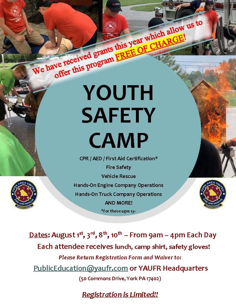 York Area United Fire & Rescue is excited to announce that registration ...