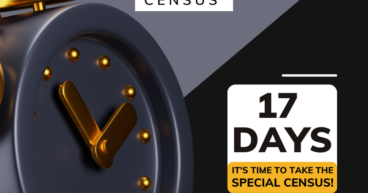 ** THE SPECIAL CENSUS IS HERE! — Nextdoor