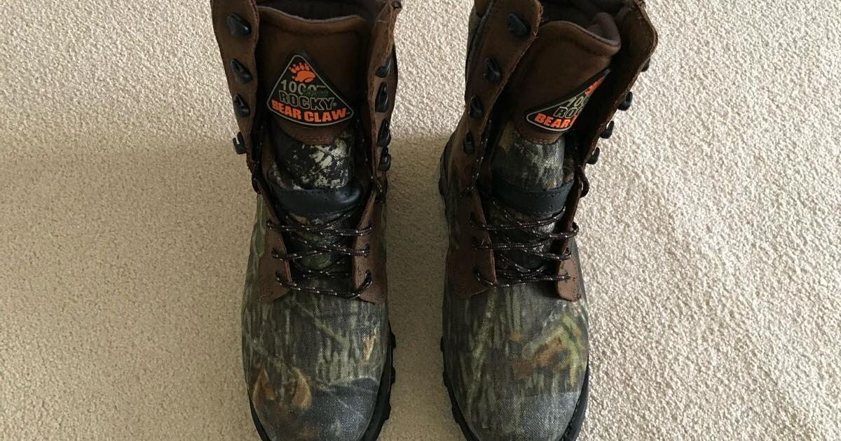 New Rocky Bear Claw Insulated Boots for $75 in Pittstown, NJ | For Sale & Free — Nextdoor