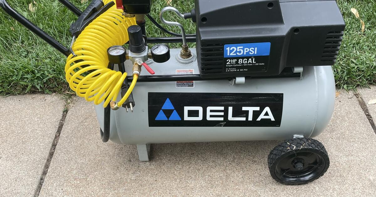 Delta 125psi, 2 Hp, 8 gallon Air Compressor for $50 in Denver, CO | For ...
