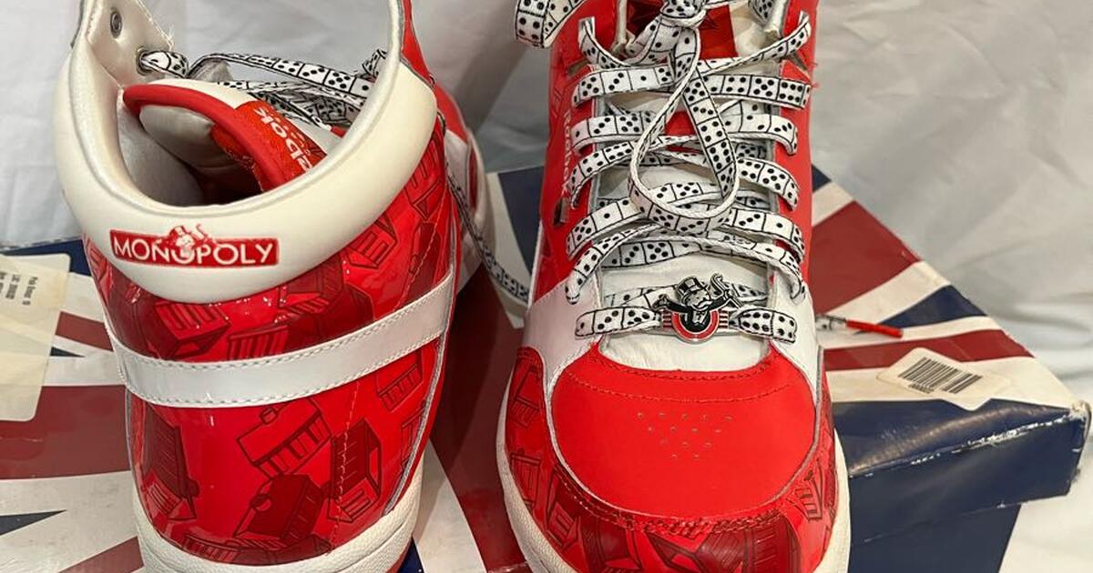 Reebok classic monopoly shoes women size 10 us for $175 in Bermuda ...