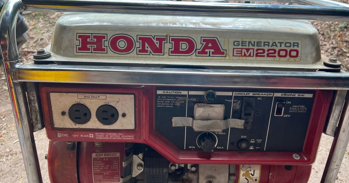 Honda Generator EM2200 for $300 in Arvada, CO | For Sale & Free — Nextdoor