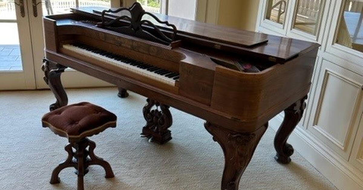 Square Grand Piano, Antique Circa 1840-1870, Good Condition! for Free ...
