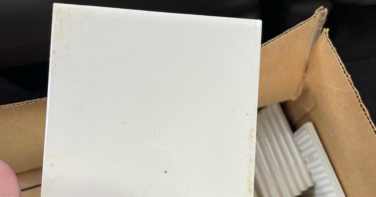 Box of White 4x4” Ceramic Tiles for Free in Dublin, OH | For Sale ...