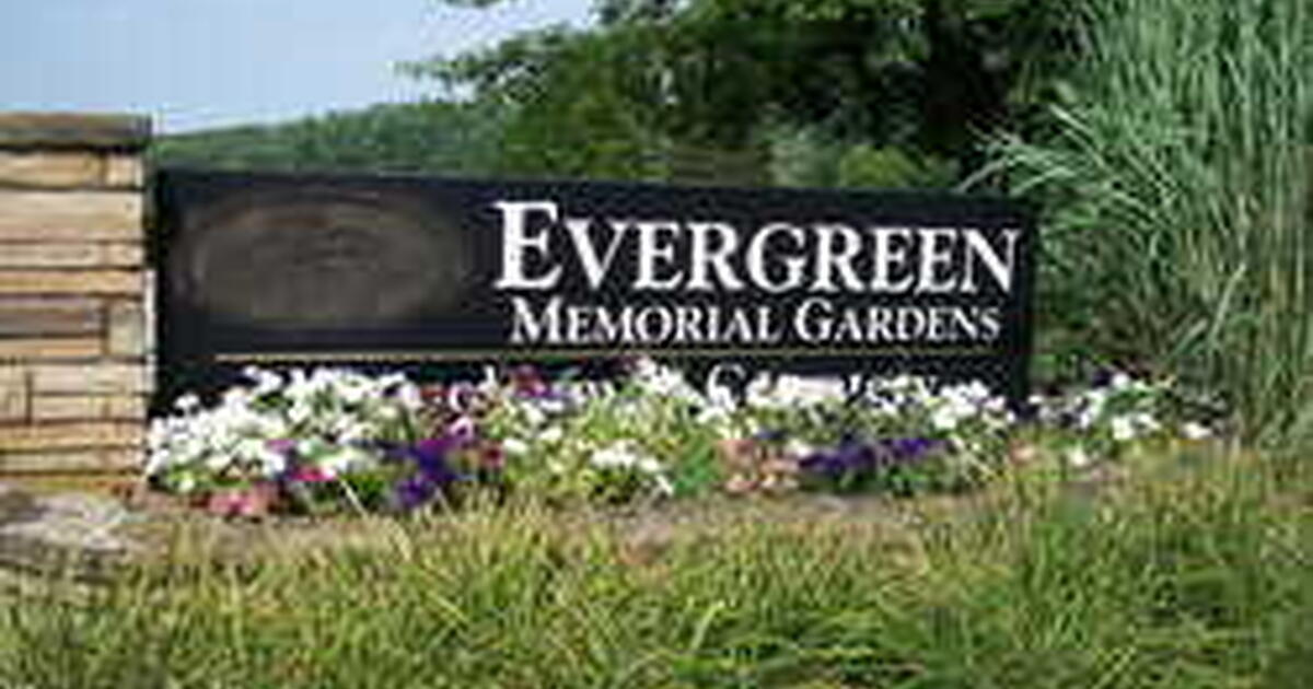 EVERGREEN MEMORIAL GARDENS CEMETARY PLOTS Westminster MD for $1500 in ...