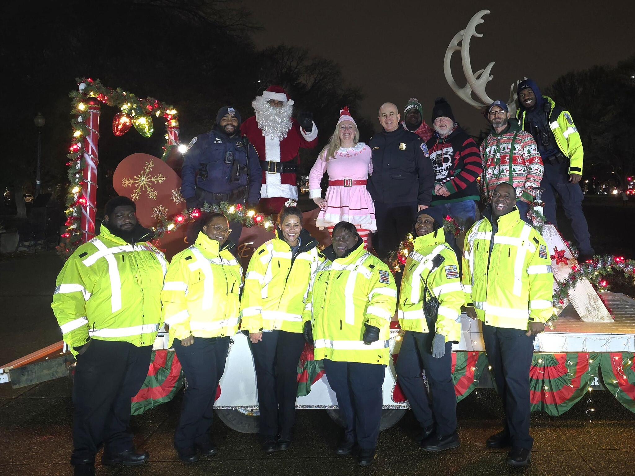 This holiday season, Santa traded his North Pole sleigh for the First ...