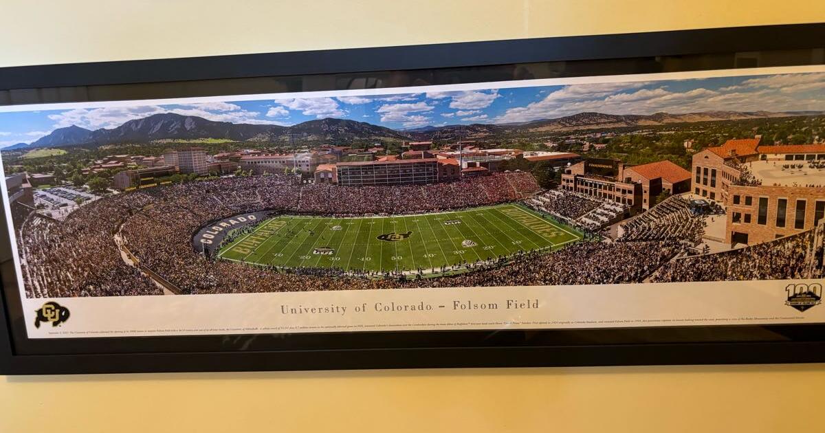 University of Colorado - Folsom Field Framed Panorama for Free in ...