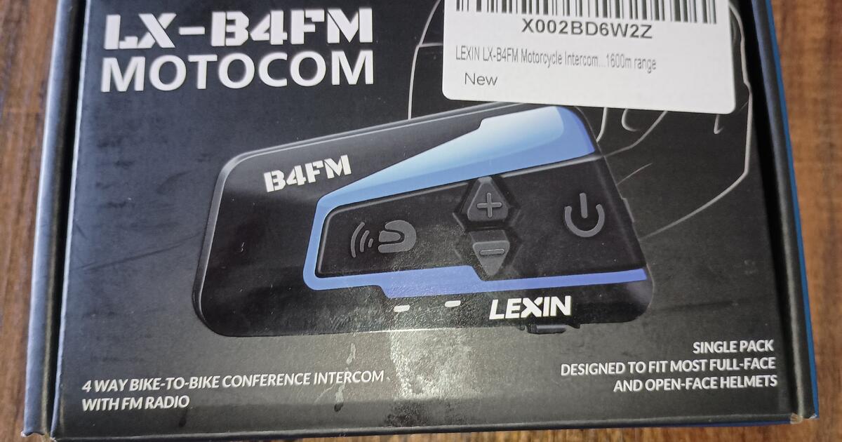 Motorcycle Headset, Lexin LX-B4FM for $20 in Wentzville, MO | For Sale ...