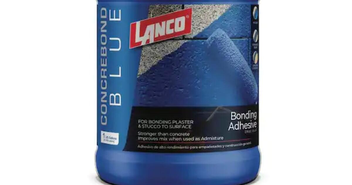 Concrebond 1 Gal. Blue Concrete Bonding Agent and Adhesive Lanco for ...