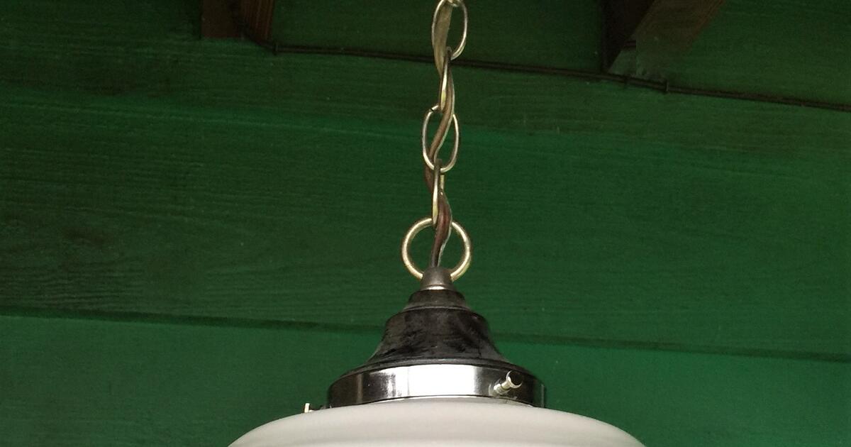 Vintage Schoolhouse Light Fixture for $25 in Normandy Park, WA | For ...