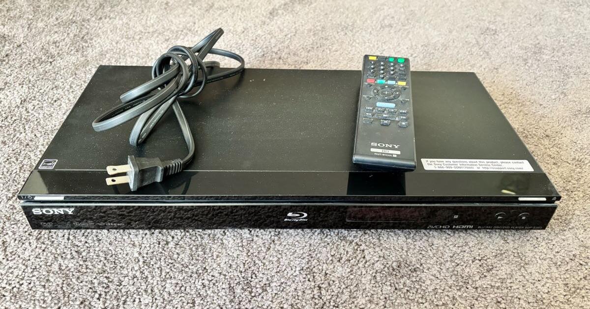 Sony DVD Player with Remote for Free in Buffalo Grove, IL | For Sale ...