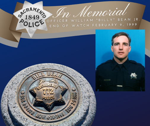 25 years ago today, Officer William "Bill" Bean, Jr. (Sacramento Police ...