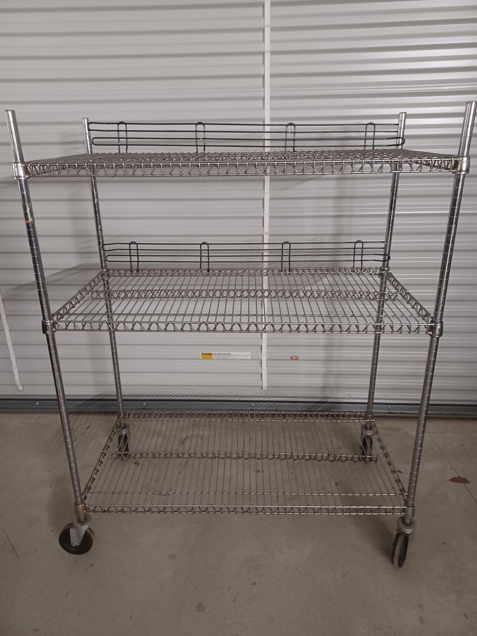 3 Level Rolling Metro Rack for $95 in Montgomery, TX | For Sale & Free ...