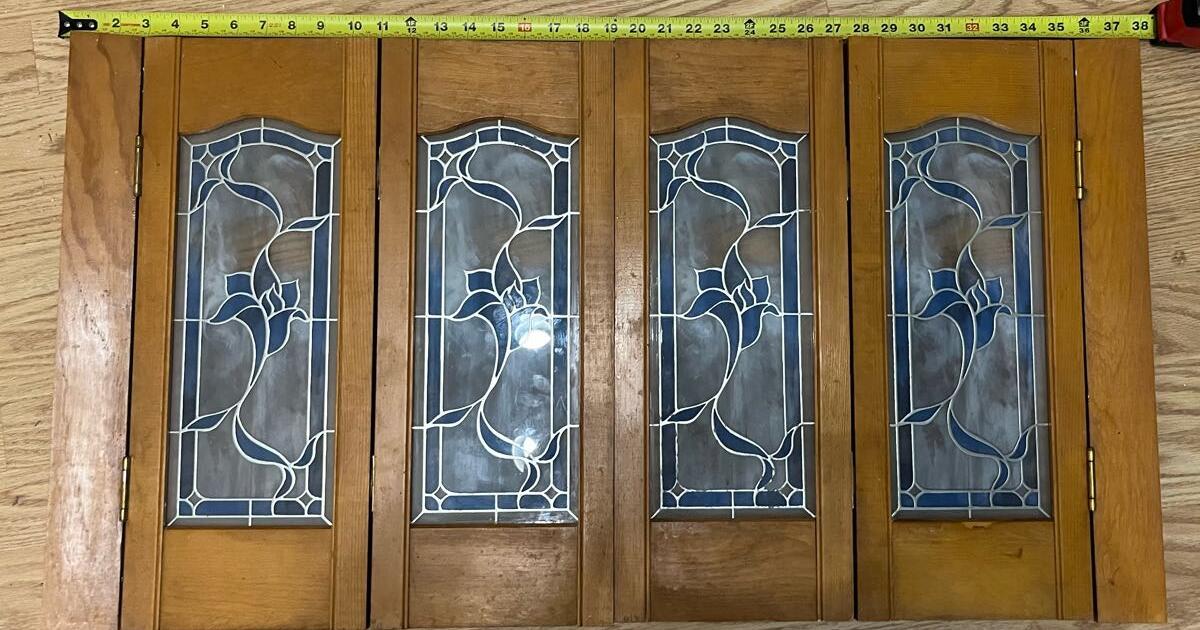 Stained glass window shutters for $70 in Brooklyn Park, MN | For Sale ...