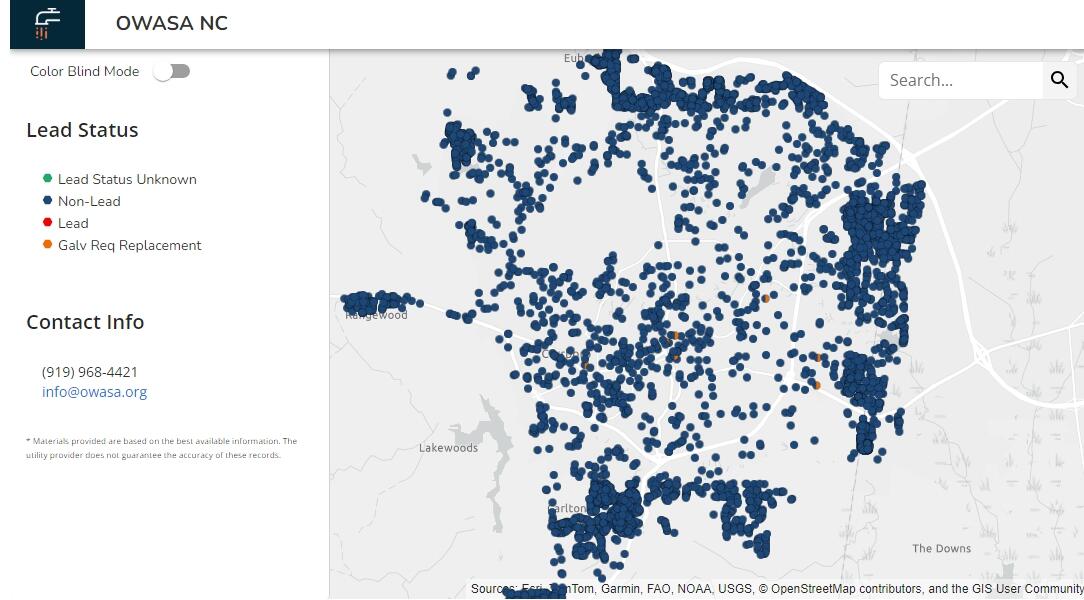 OWASA's Drinking Water Service Line Inventory is now available! (Orange ...