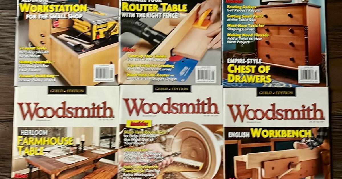 Woodsmith Project Magazines Guild Edition (Lot #1) for $12 in Supply ...