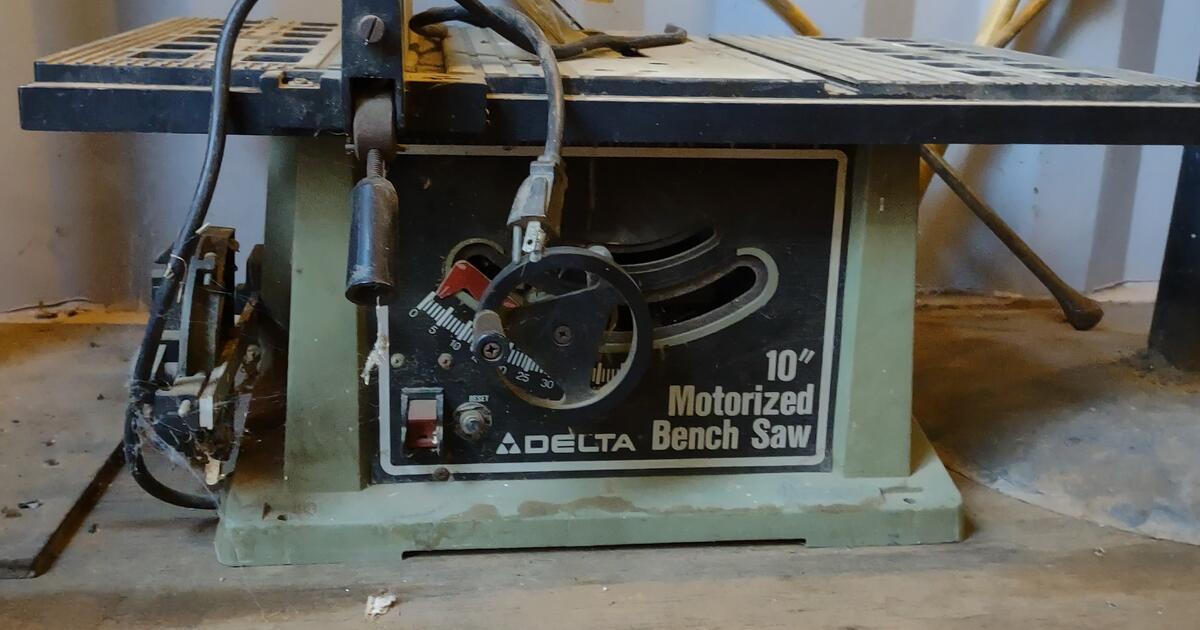 10 Inch Delta Bench Saw for $10 in El Dorado, CA | For Sale & Free ...