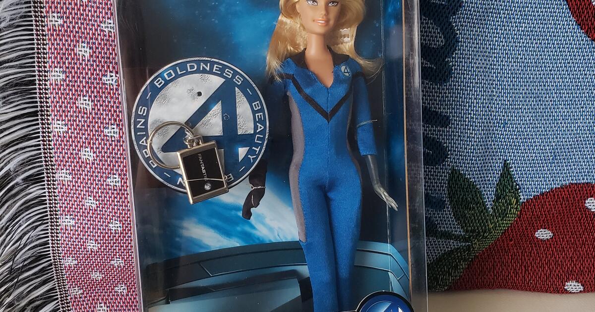 Fantastic 4 Invisible Woman Barbie Doll – 2005 for $20 in Houston, TX ...