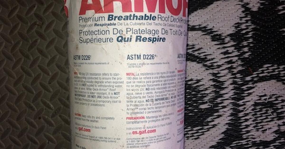 GAF Deck-Armor 48-in x 100-ft 400-sq ft Polypropylene Roof Underlayment ...