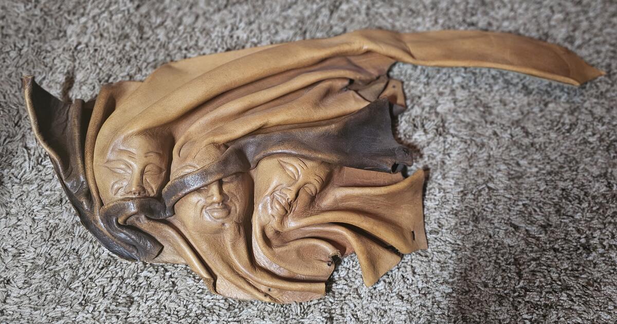 Leather Mask Tribal Fork Art Wall Decor for $40 in Highlands Ranch, CO ...