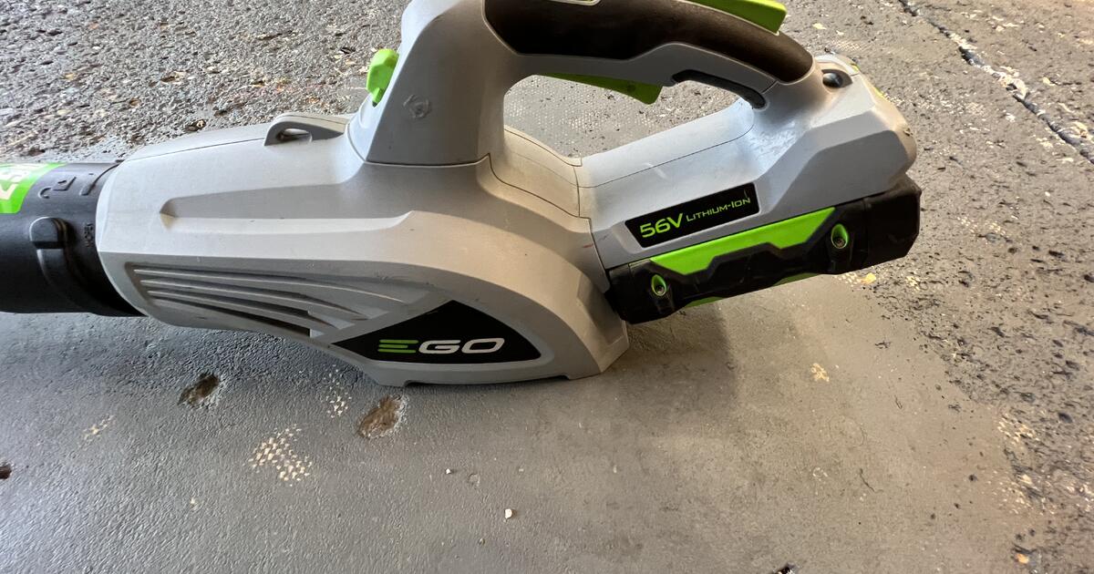 Get blown away by this Ego blower complete set with battery, and ...
