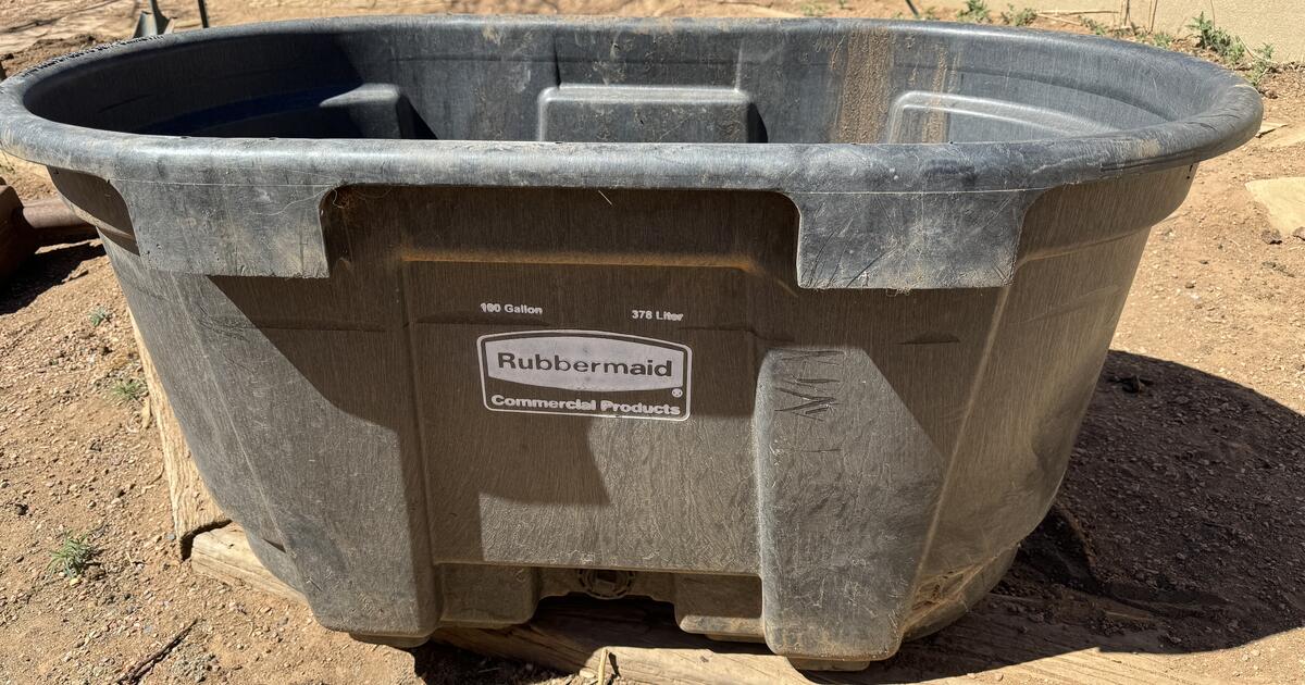 Rubbermaid 100 gallon container - heavy duty for Free in Lamy, NM | For ...
