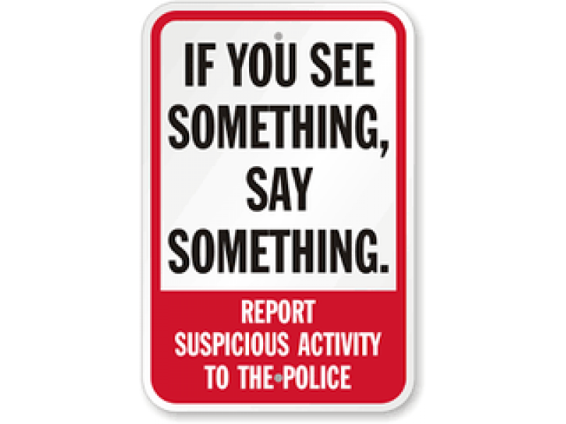 What behaviors do we (Police) consider to be suspicious? (Midlothian ...