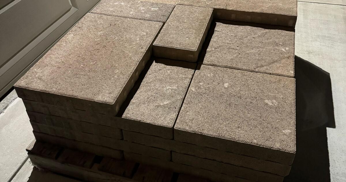 FREE PAVERS - ~55 SF Angelus Pavilion I Adobe-Copper-Mocha for Free in ...