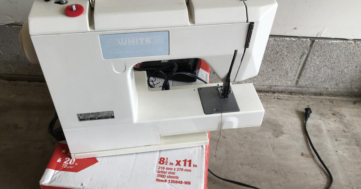 White Sewing Machine for Free in Howell, MI | For Sale & Free — Nextdoor