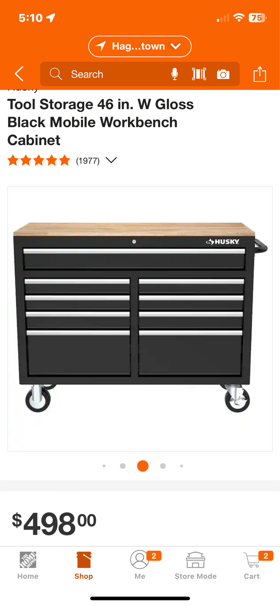 New/barely used Husky 46 inch toolbox for $300 in Smithsburg, MD | For ...