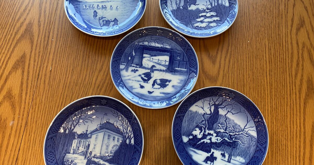 Vintage Royal Copenhagen Blue Collector plates for $10 in Enon, OH ...