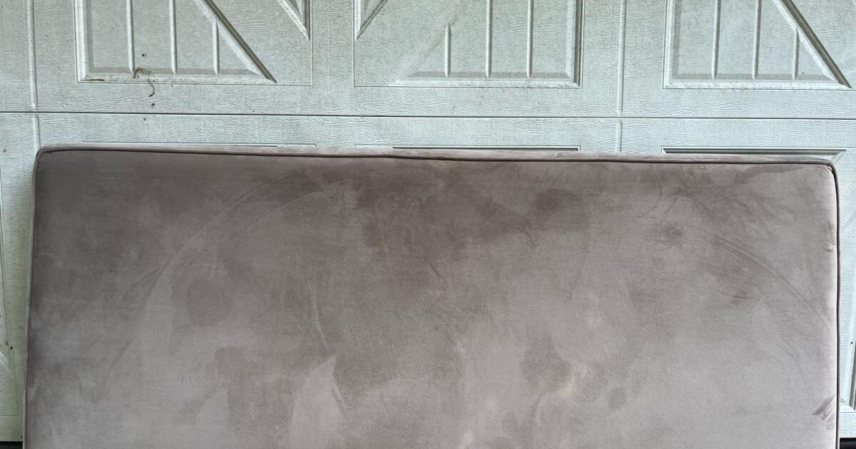 World market Headboard and west elm shelf for $25 in Decatur, GA | For ...