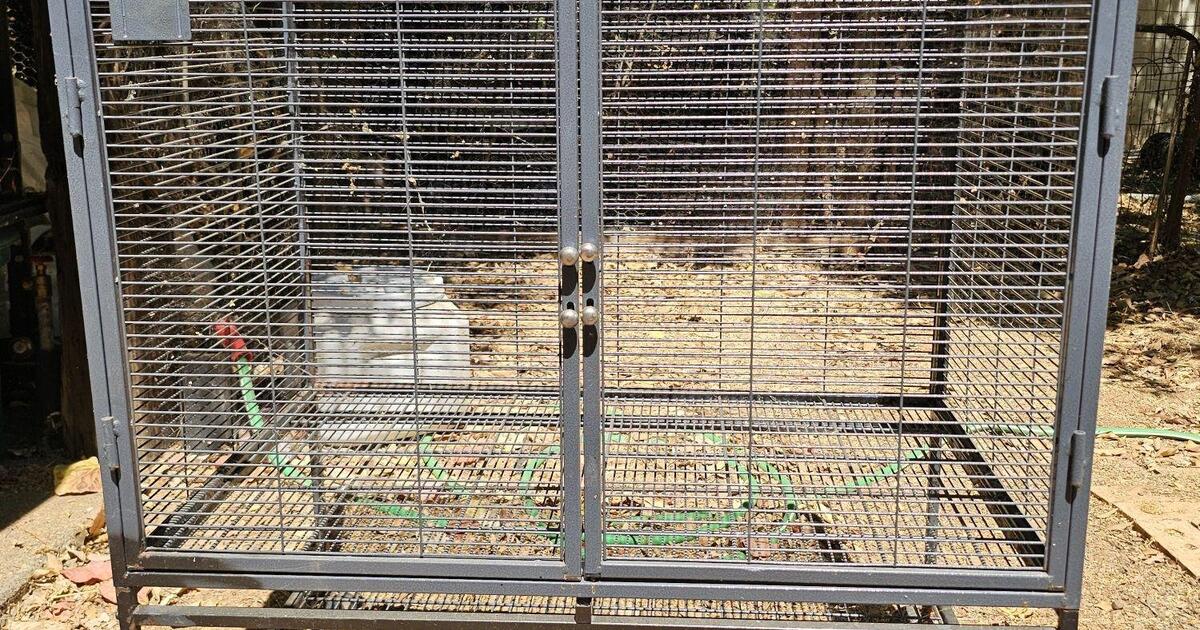 Large Metal Cage on Wheels for $30 in Anderson, CA | For Sale & Free ...