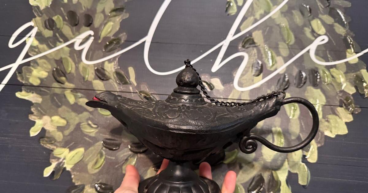 Vintage cast iron Genie Lamp for $30 in Sutter Creek, CA | For Sale ...