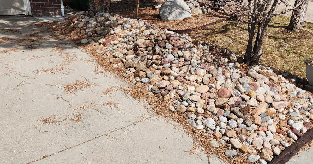 Free River Rock - approx 2 cu yards for Free in Aurora, CO | For Sale ...