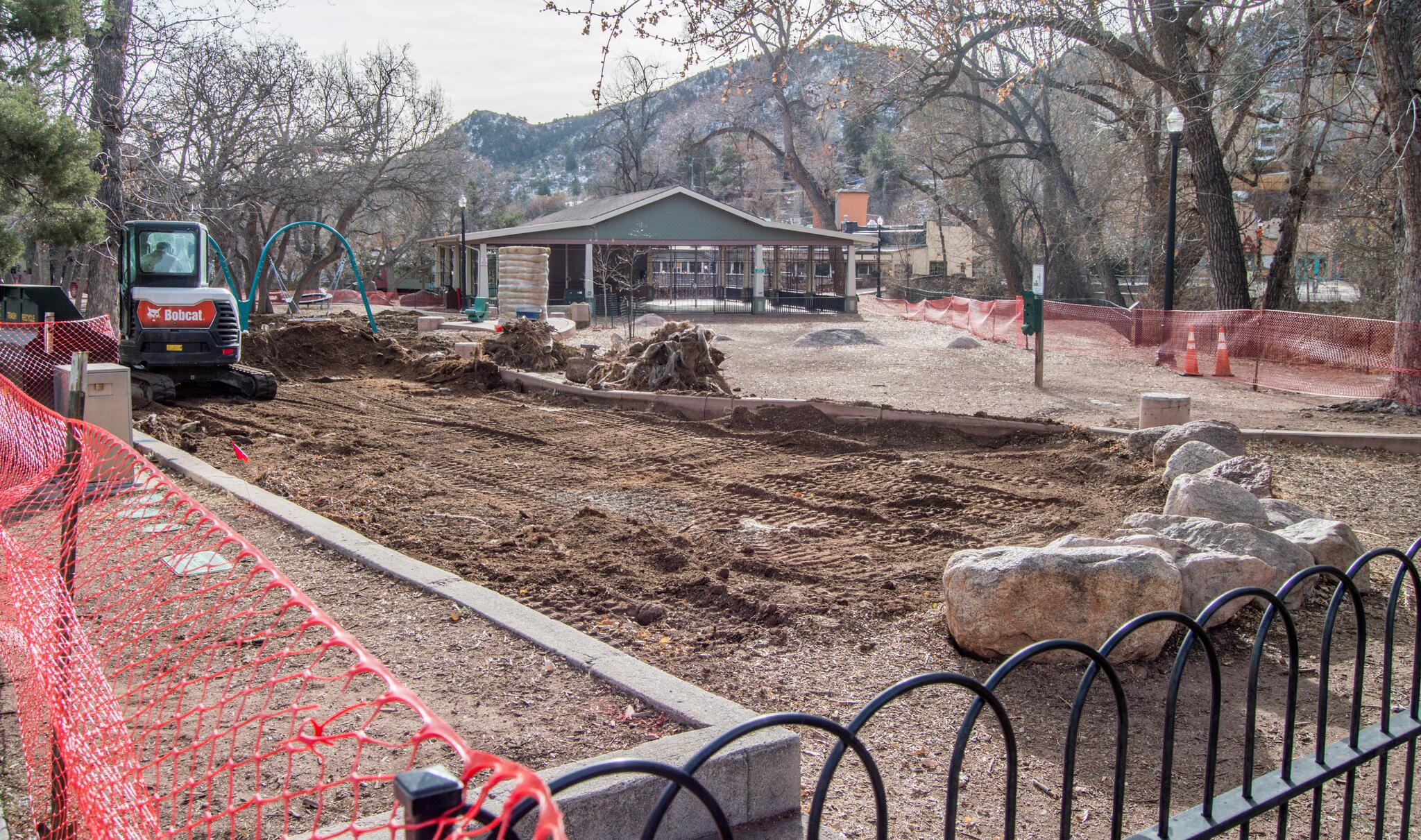 Work on the Phase II Playground Improvements at Soda Springs Park has ...