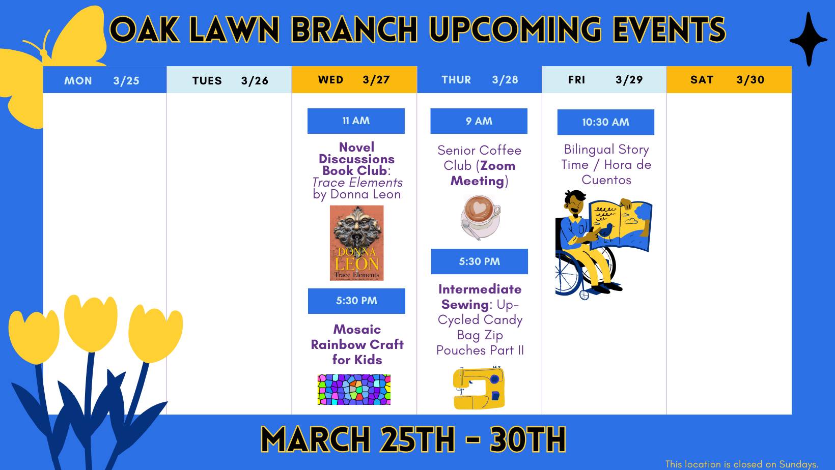 This week at the Oak Lawn Branch!!! (Dallas Public Library) — Nextdoor ...