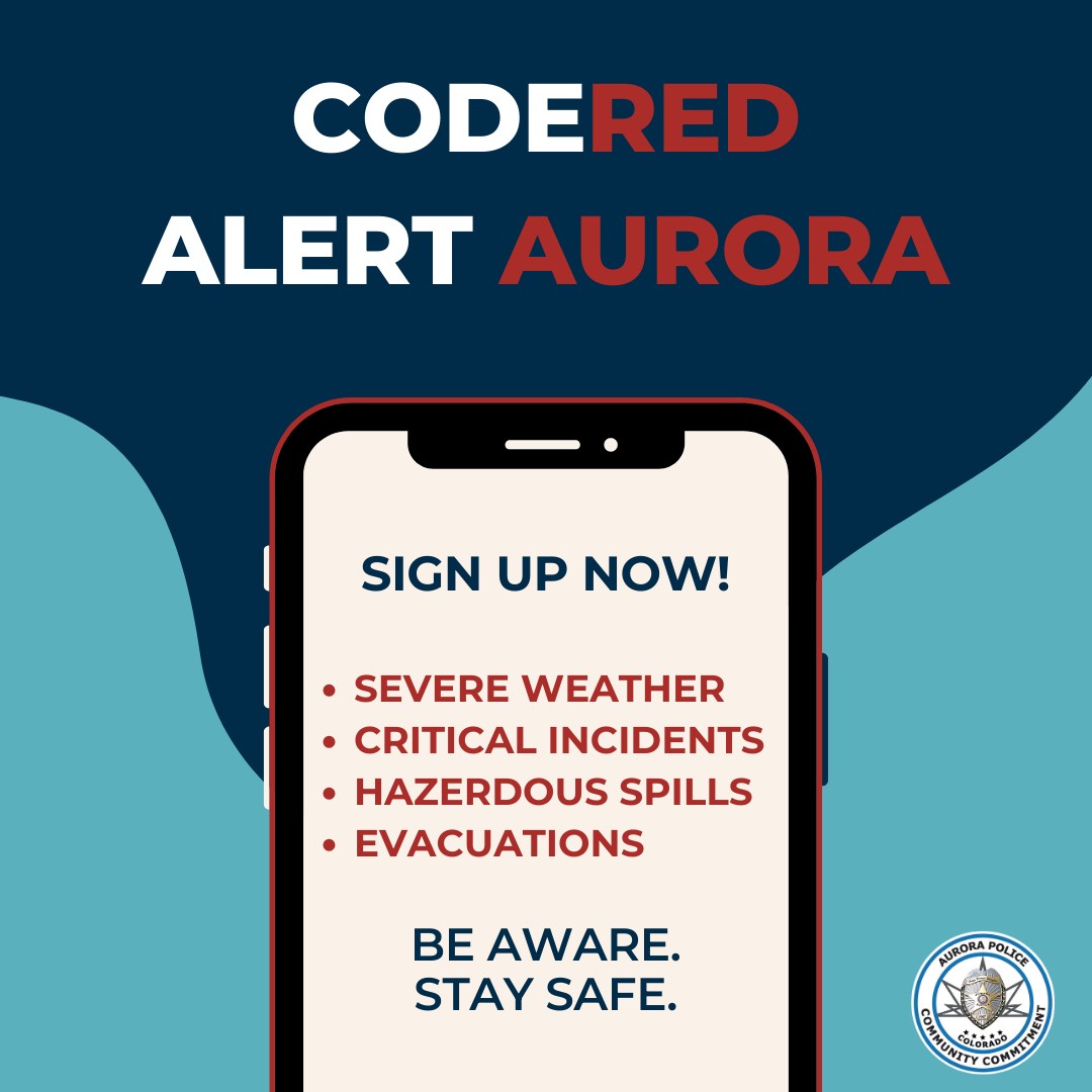 If you live in Aurora, your phone might have gone off yesterday ...