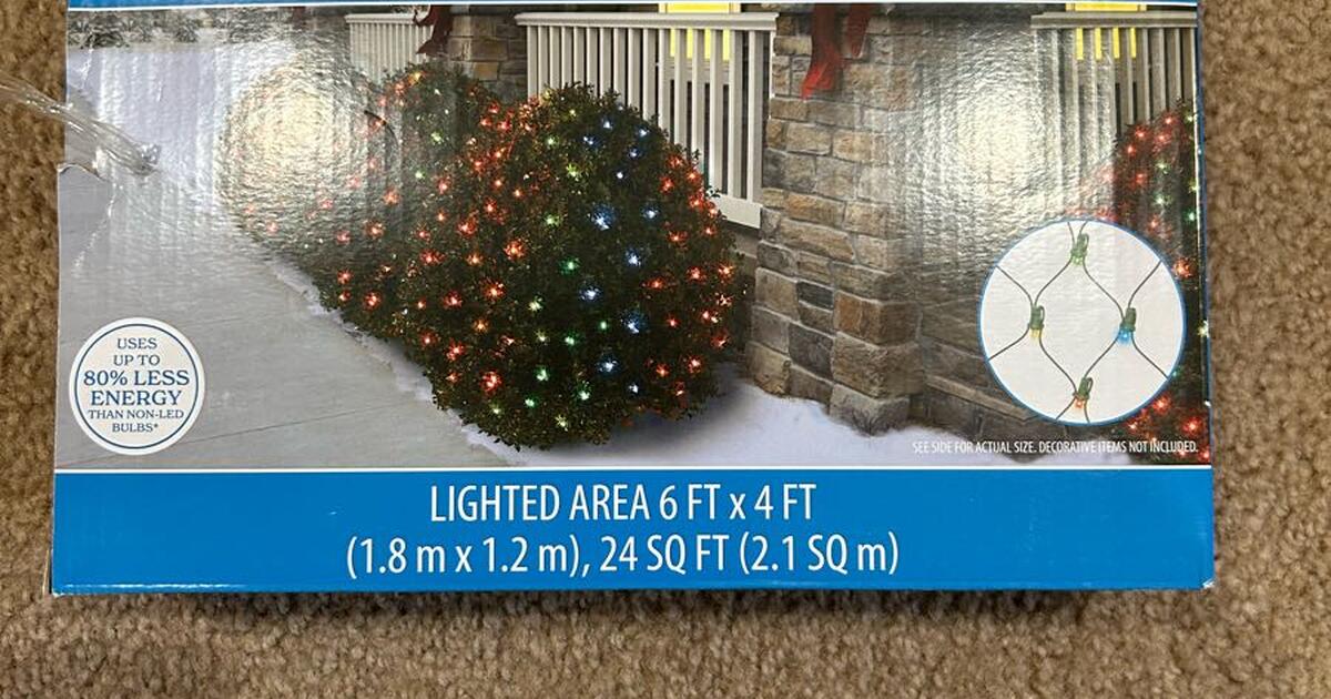 Holiday Time 150 Multicolor Net LED Lights for $10 in San Ramon, CA ...