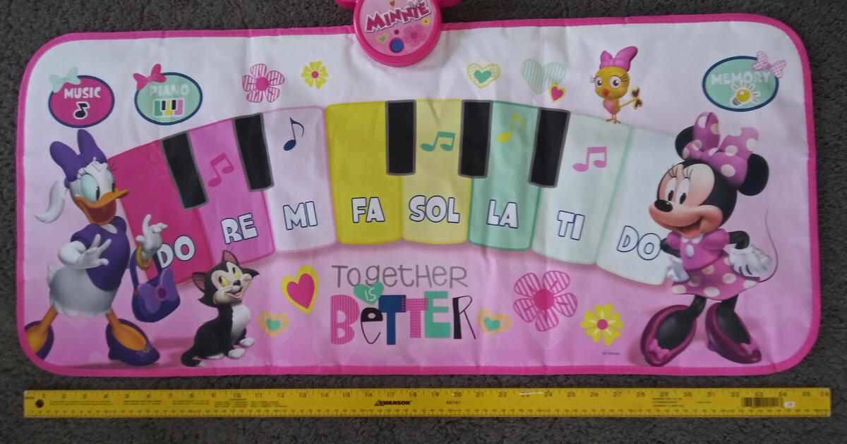 Soft Foldable Minnie Mouse Floor Piano 3 feet long for $5 in ...