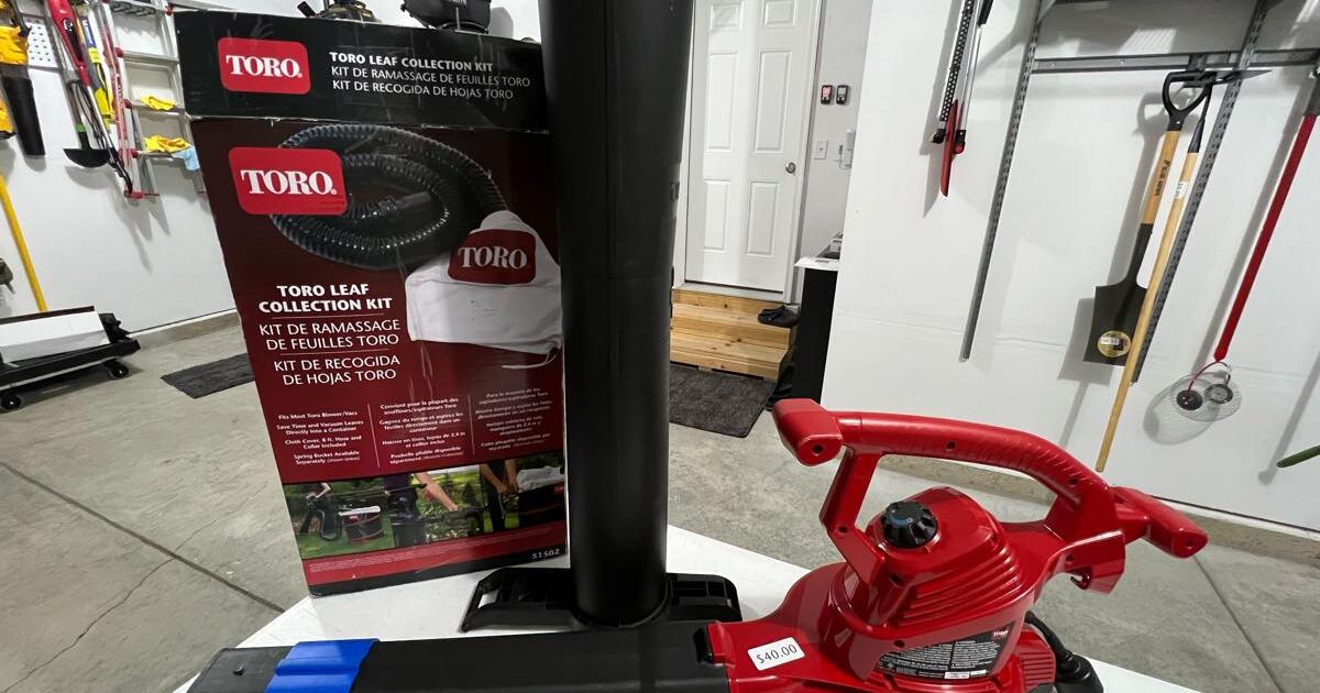 Toro leaf blower/vacuum for $35 in Fishers, IN | For Sale & Free — Nextdoor