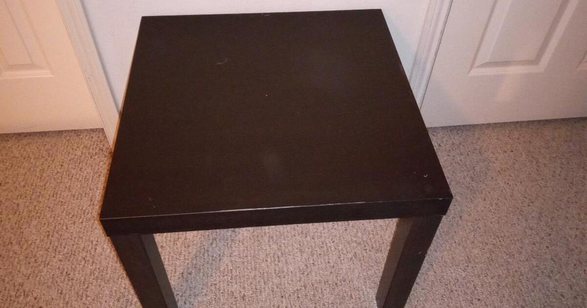 IKEA Lack Small Square End Table, Black-brown, 21 5/8x21 5/8x17 3/4 ...