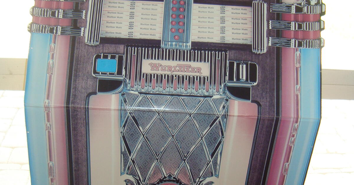 1950'S WURLITZER JUKEBOX CARDBOARD WALL HANGING for $10 in Summerfield ...