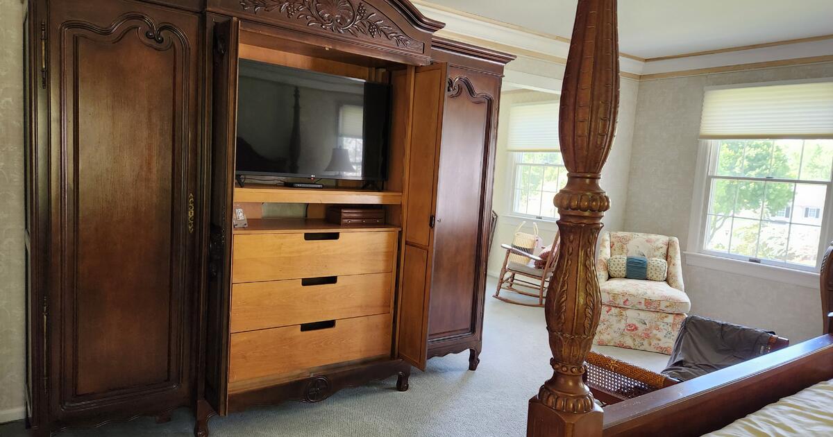 Three-piece gorgeous, high quality cherry armoire for Free in Jupiter ...