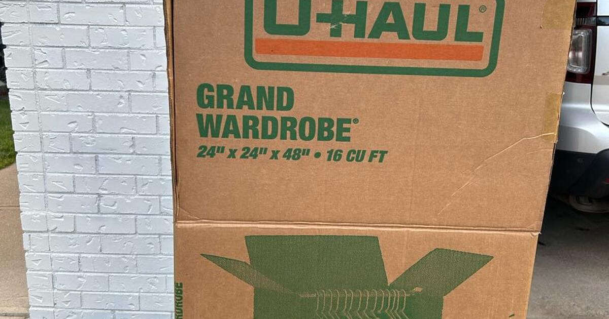 Free - 1 gently used U-Haul Grand Wardrobe Box for Free in Centennial ...
