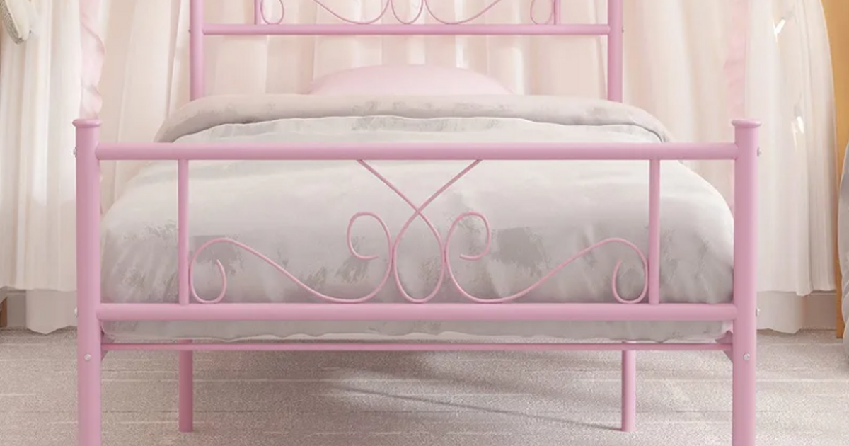 Pink Metal Bed Frame for $75 in Cordova, TN | For Sale & Free — Nextdoor
