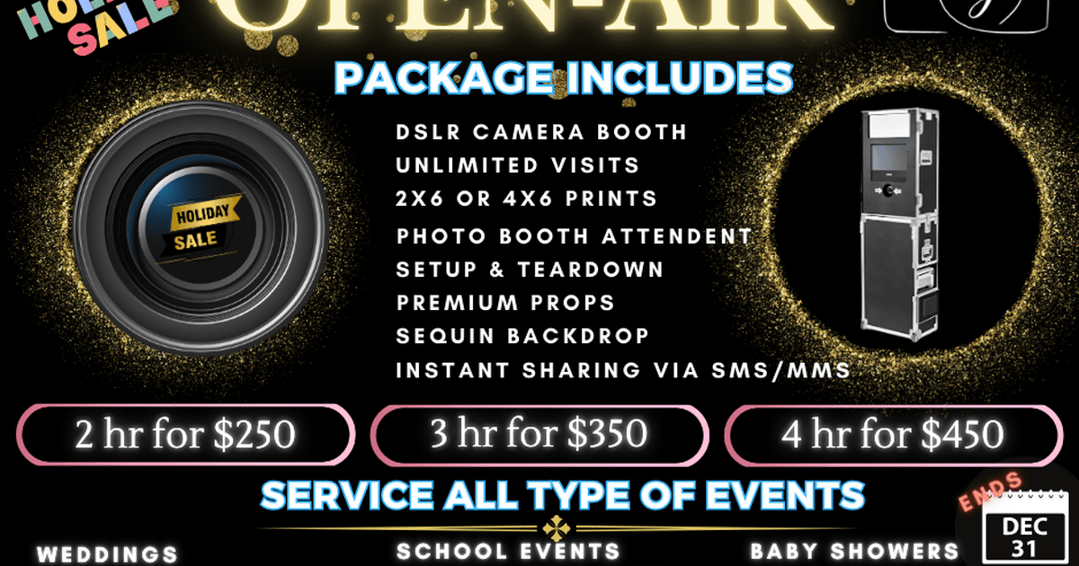 Open-Air Photo Booth Sale for $250 in Vestal, NY | For Sale & Free ...