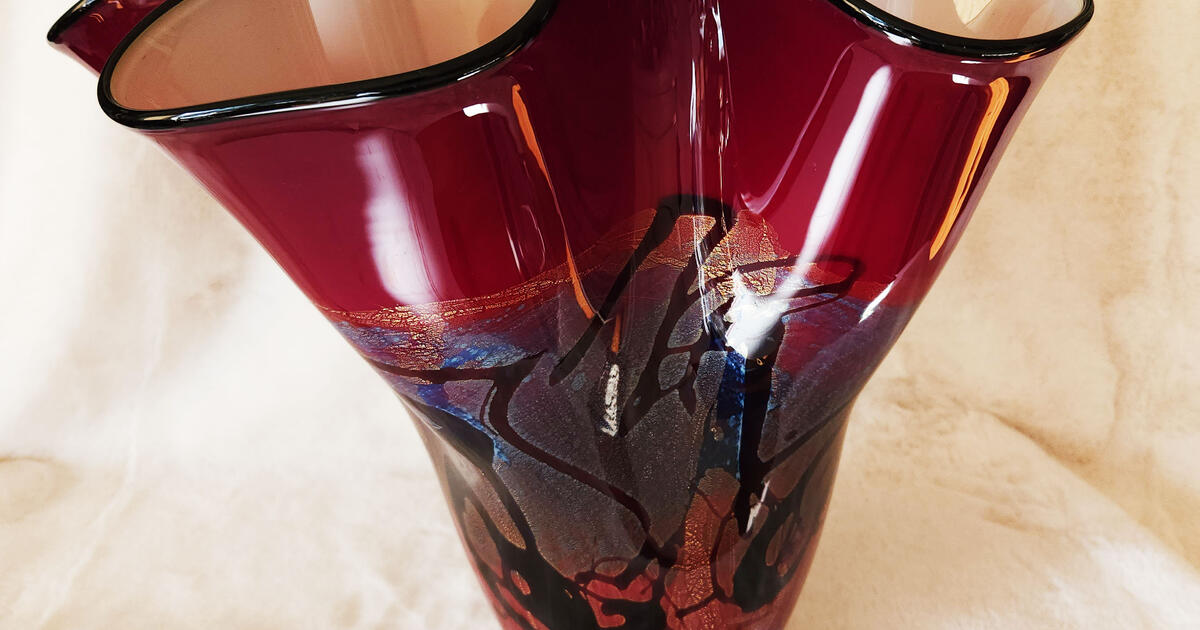 MICHEAL NOUROT ART GLASS VASE SIGNED for $1500 in Venice, CA | For Sale ...