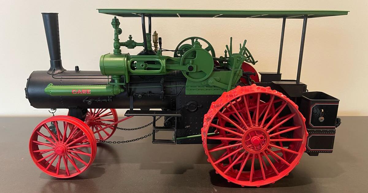 CASE Steam Tractor Large Metal Model - 1/16 Scale Ertl Millennium for ...