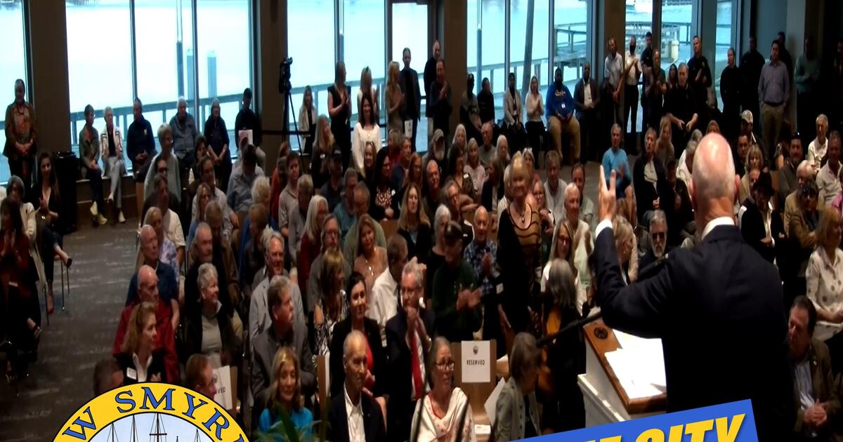 Mayor Fred Cleveland declared the state of New Smyrna Beach to be ...